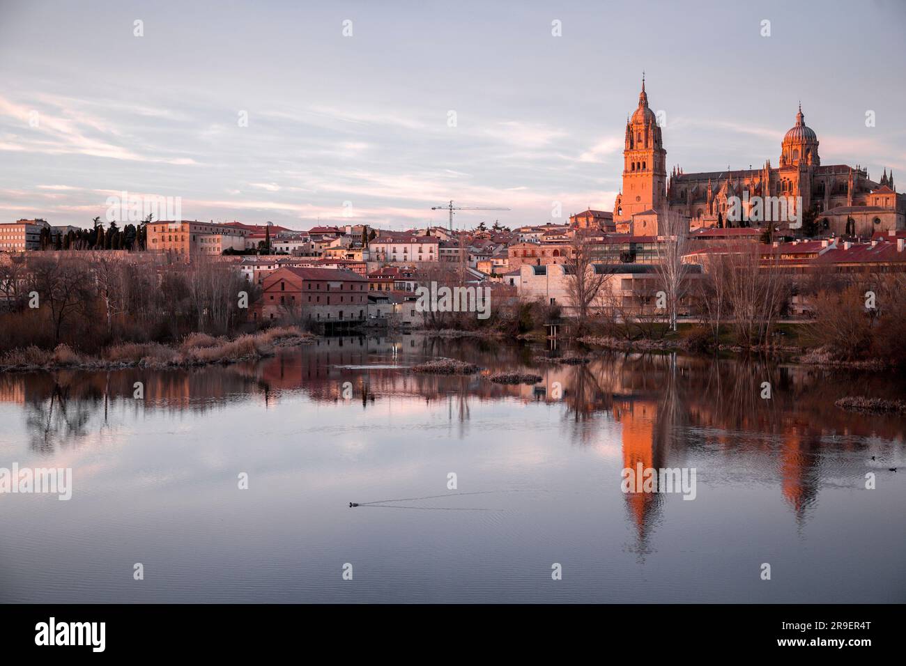 Salamanca Skyline view with the Cathedral of Salamanca and its ...