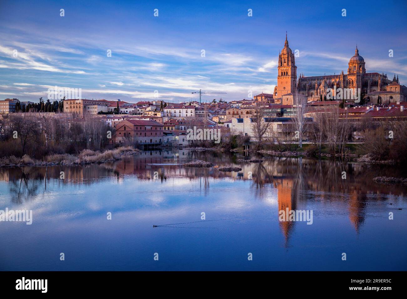 Salamanca Skyline view with the Cathedral of Salamanca and its ...
