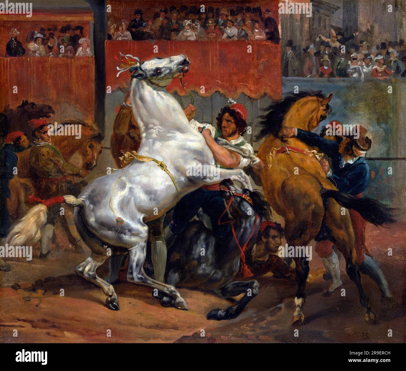 The Start of the Race of the Riderless Horses by Horace Vernet (1789 ...