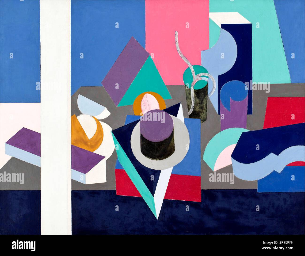 Painting by the American cubist painter, Patrick Henry Bruce (1881-1936 ...