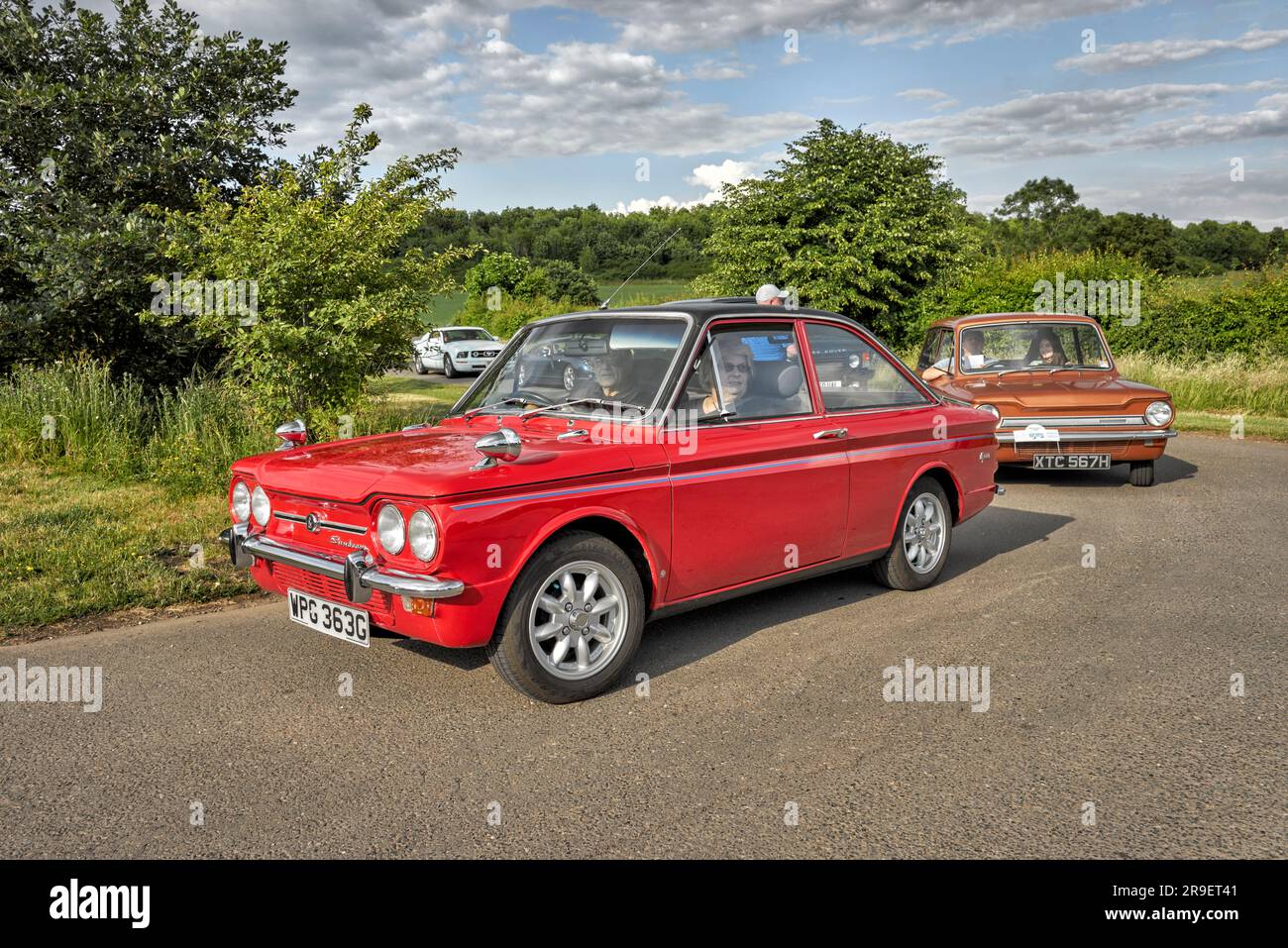 SUNBEAM STILETTO Red 1968. England UK Stock Photo - Alamy