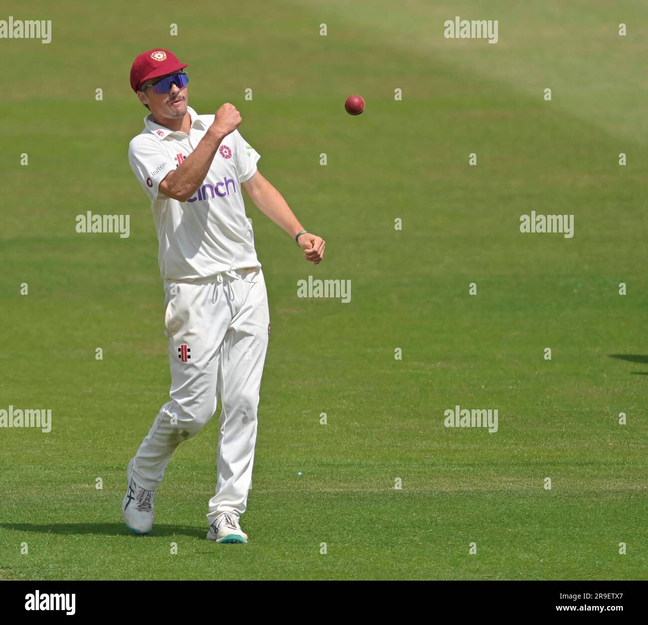 Northampton 26-June 2023 : Alex Russell of Northamptonshire during the ...