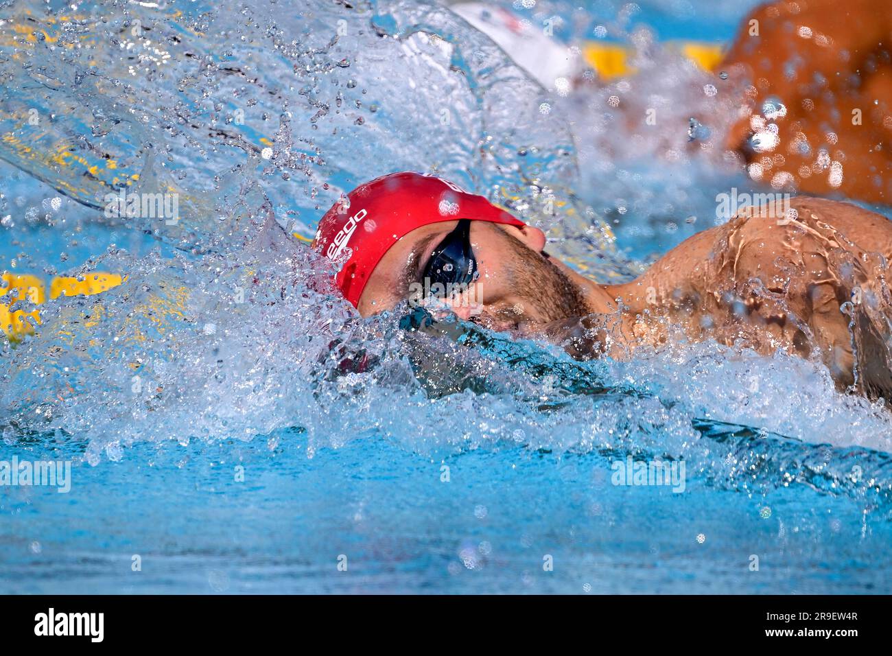 Matthew Richards of Great Britain competes in the 200m Freestyle Men ...