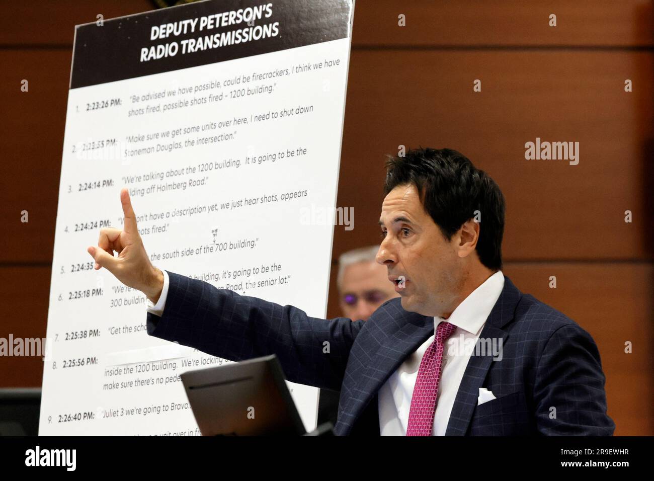 Defense attorney Mark Eiglarsh gives his closing argument in the trial ...