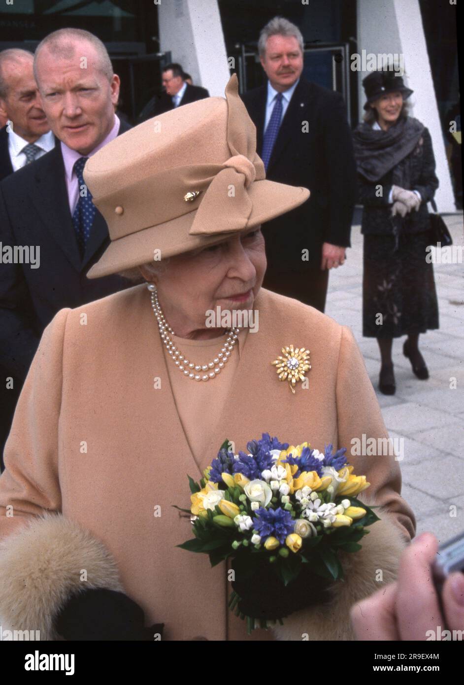 7 March 2008 The Queen at LC2 Leisure Centre, Swansea 2008 Photo by The ...