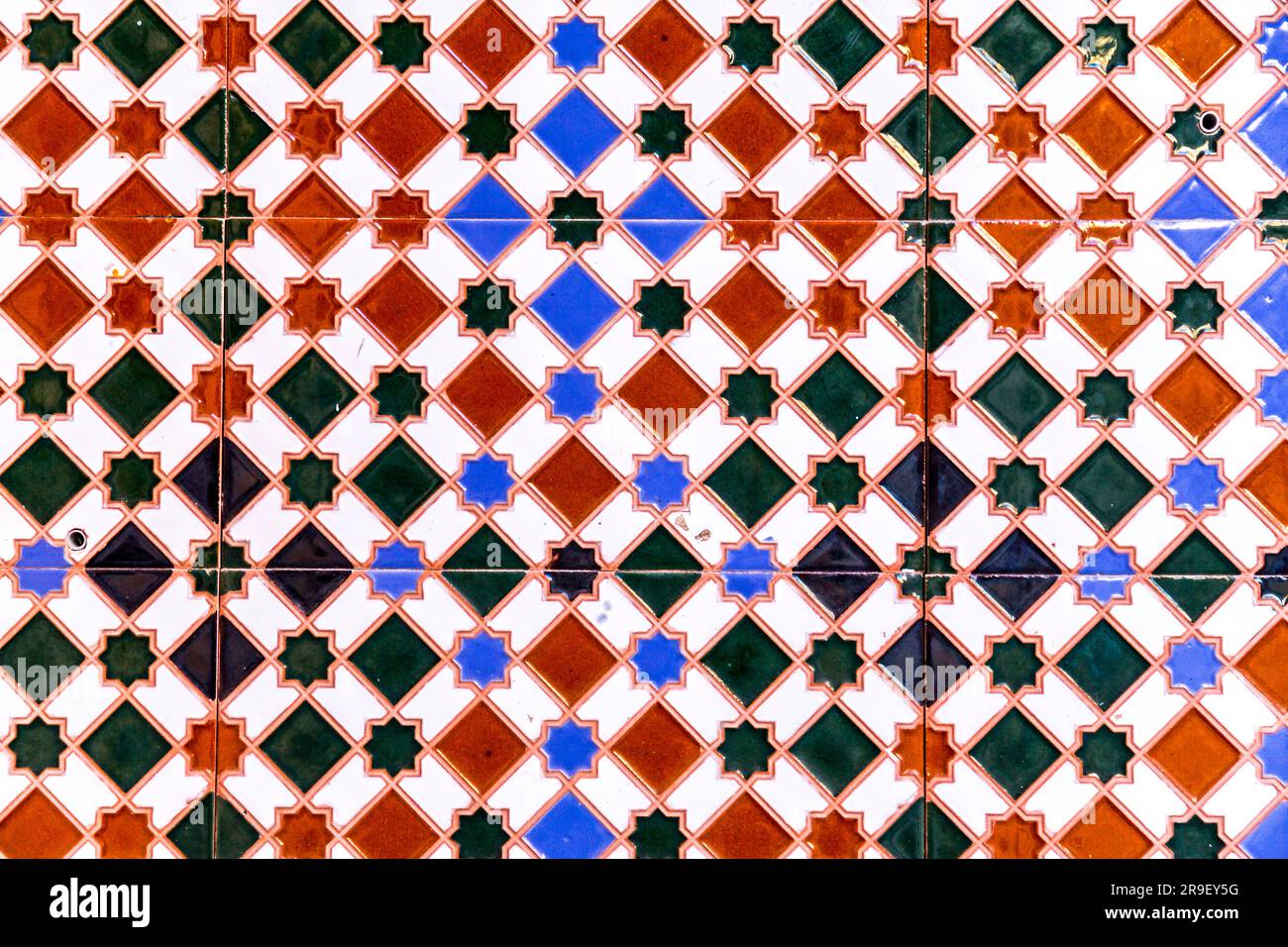 Moorish islamic tile design close up texture background found in the ...