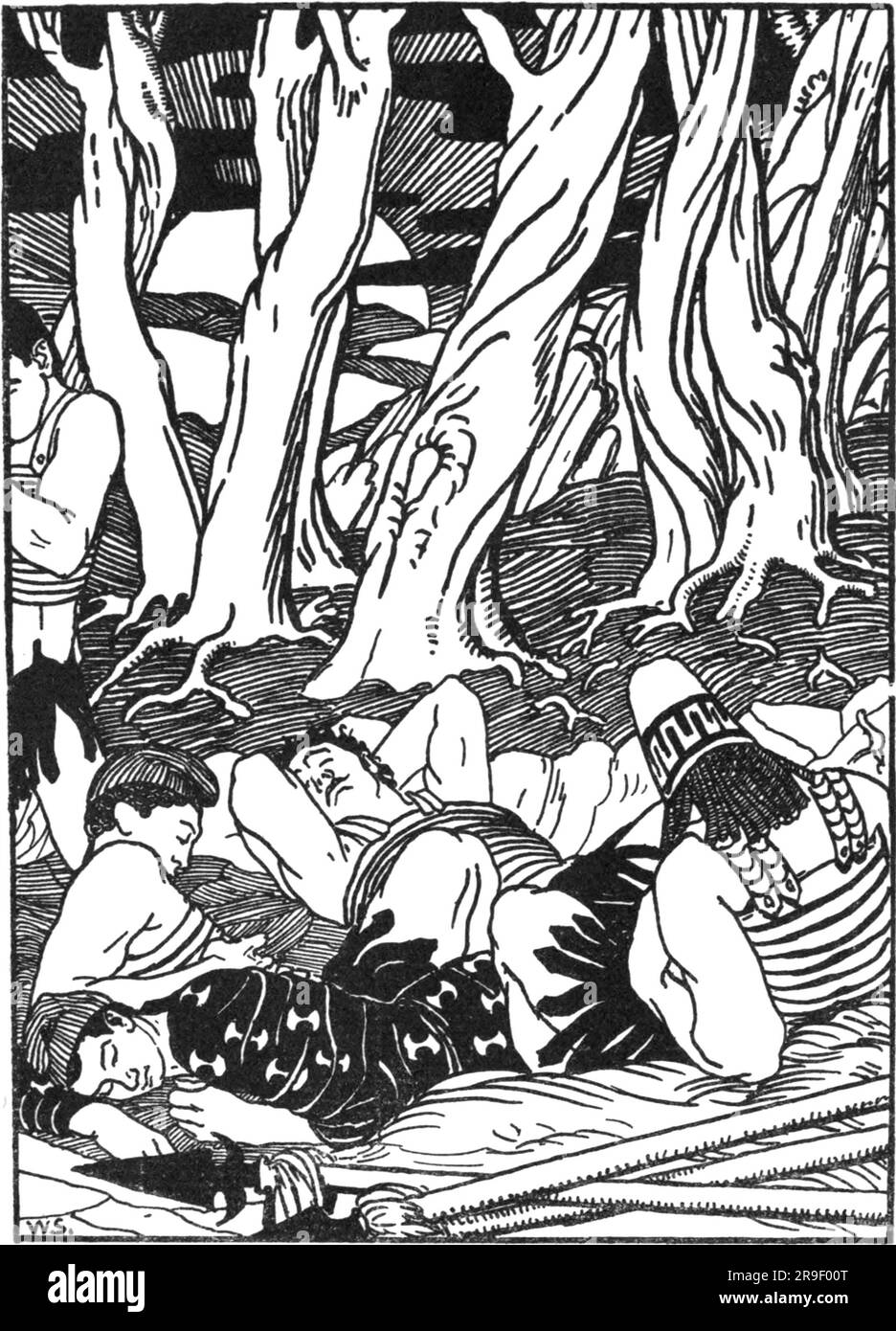 Illustration tempest Black and White Stock Photos & Images - Alamy