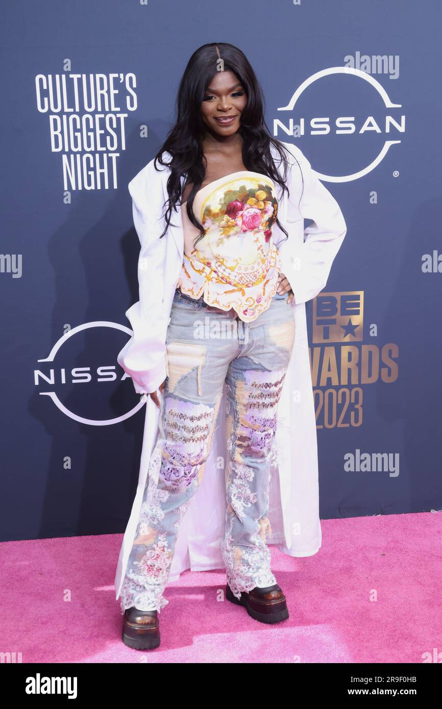 Scarlip at the 2023 BET Awards held at the Microsoft Theater on Sunday ...