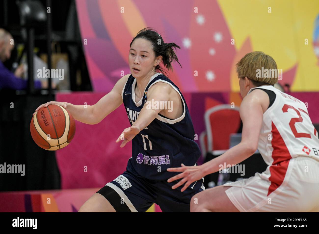 Sydney, Australia. 26th June, 2023. Huang Lin-Chuan (L) of Chinese ...
