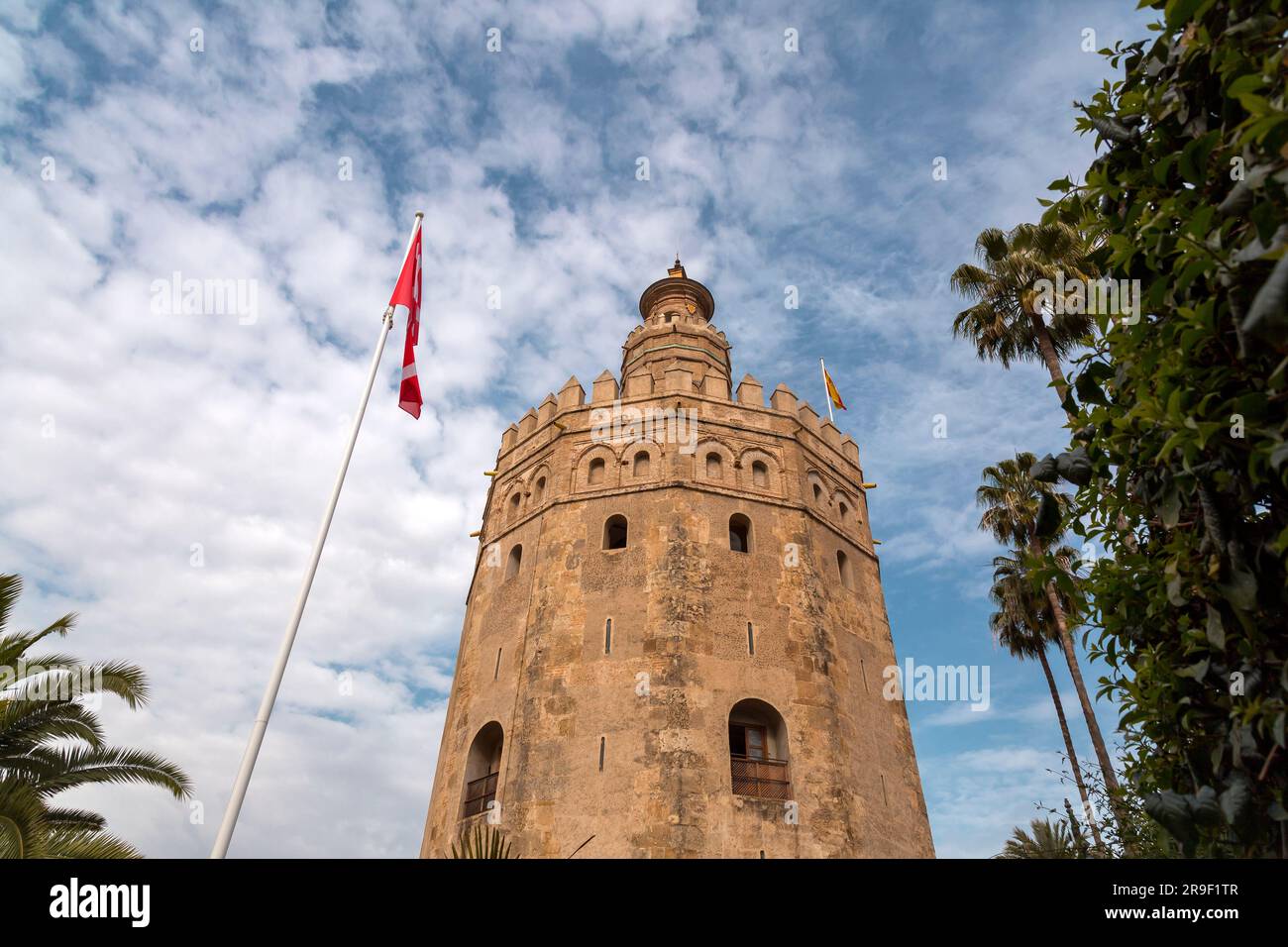 The Torre del Oro, Tower of Gold is a military watchtower in Seville ...