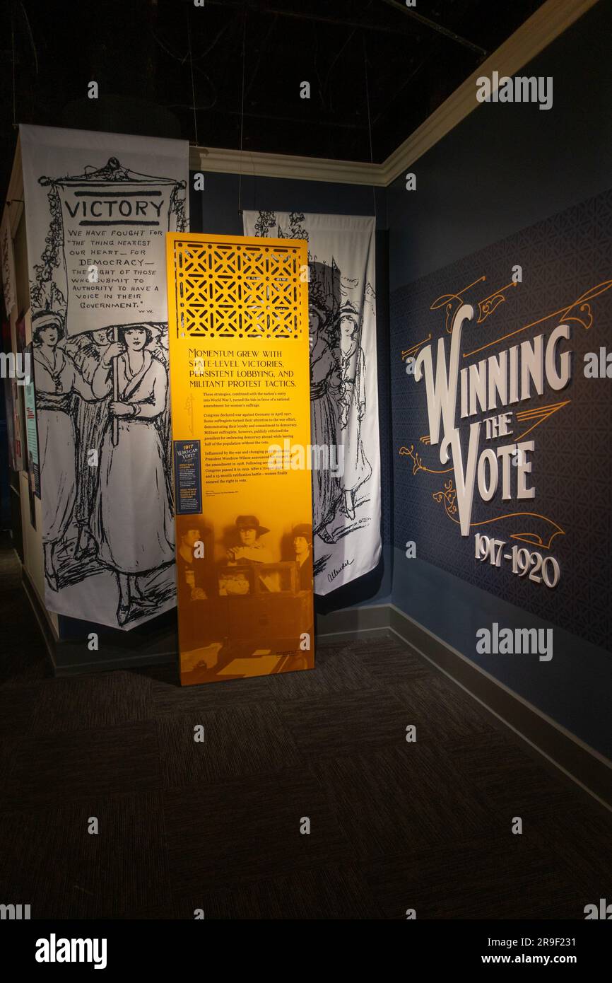 the 19th amendment women fight for voting rights exhibit at the ...