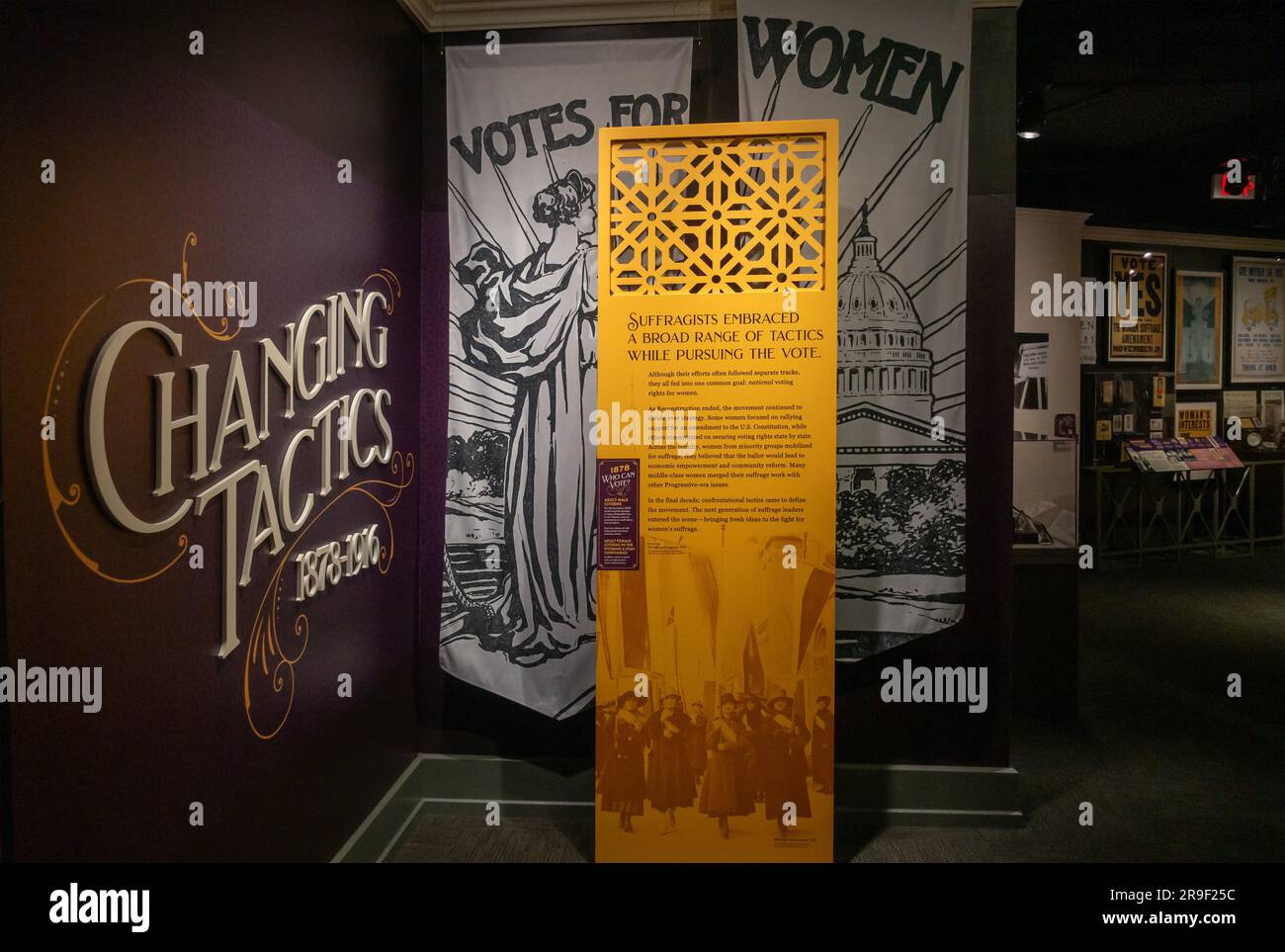 the 19th amendment women fight for voting rights exhibit at the ...