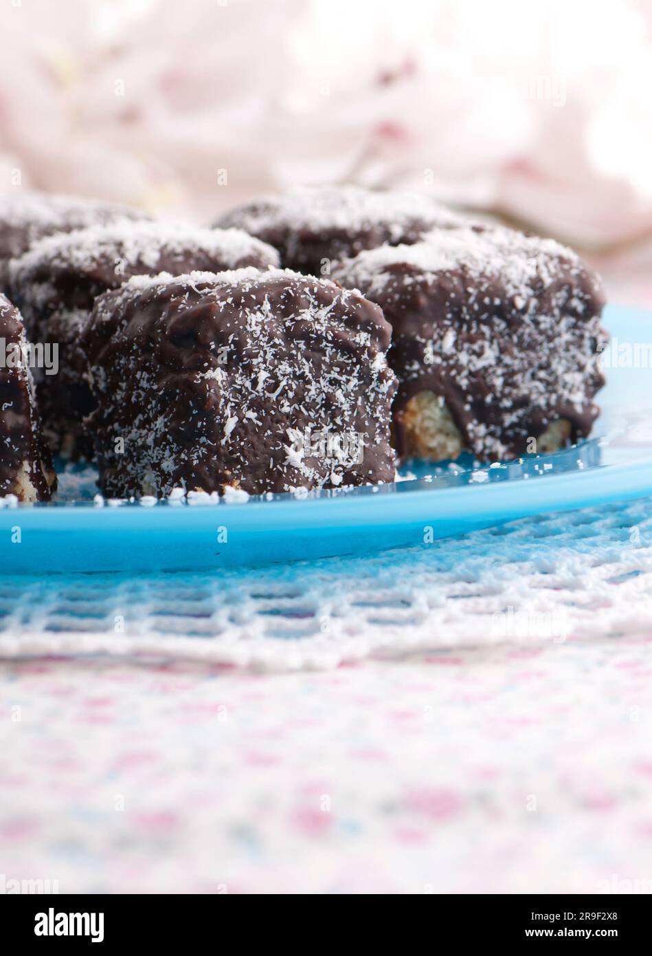 Chocolate mini cakes Stock Photo - Alamy