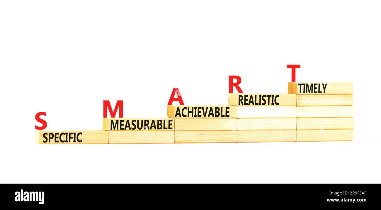 SMART symbol. Concept words SMART specific measurable achievable ...