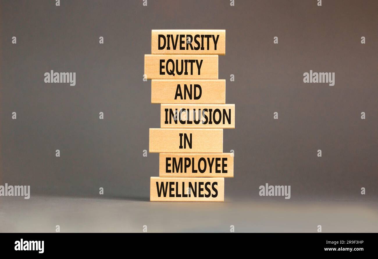 Diversity equity inclusion symbol. Concept words Diversity Equity and ...