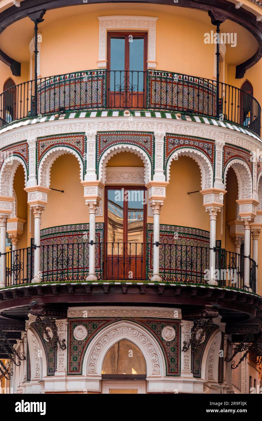 La Adriatica Building on Avenida de la Constitucion, Sevilla. Designed ...