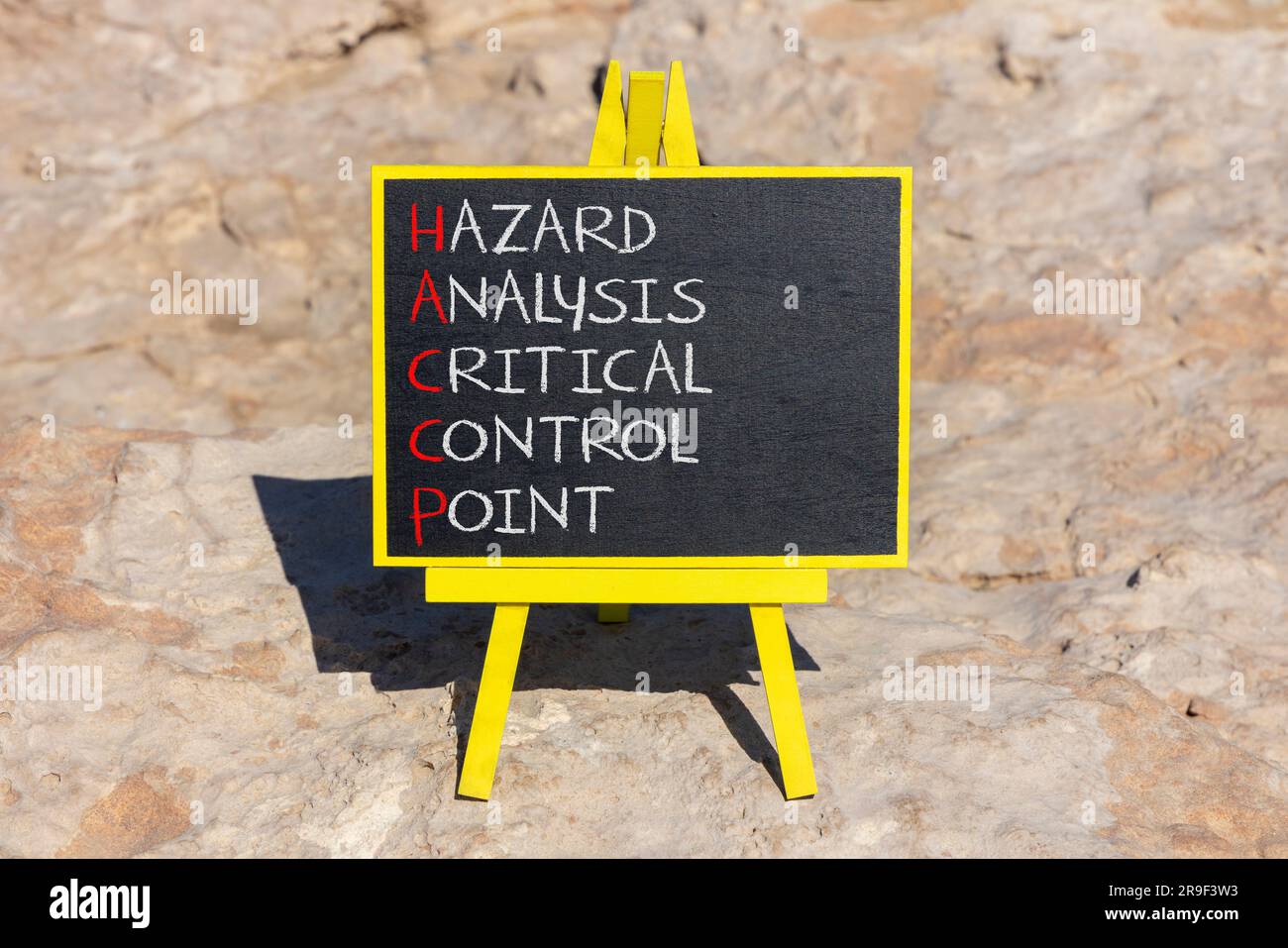 HACCP symbol. Concept words HACCP hazard analysis critical control ...