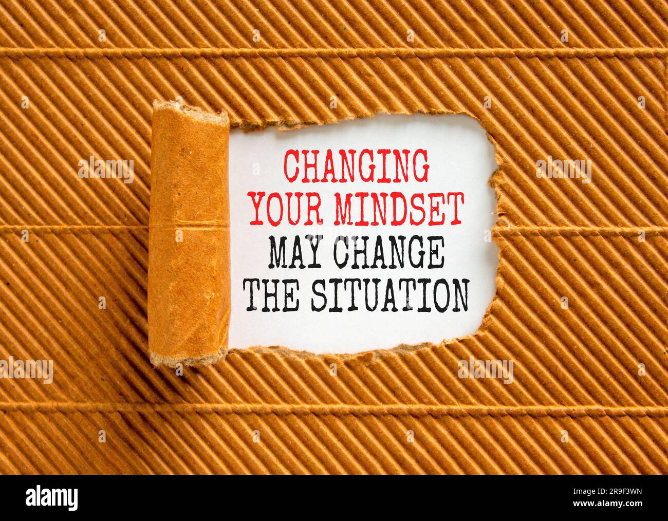 Changing mindset symbol. Concept words Changing your mindset may change ...