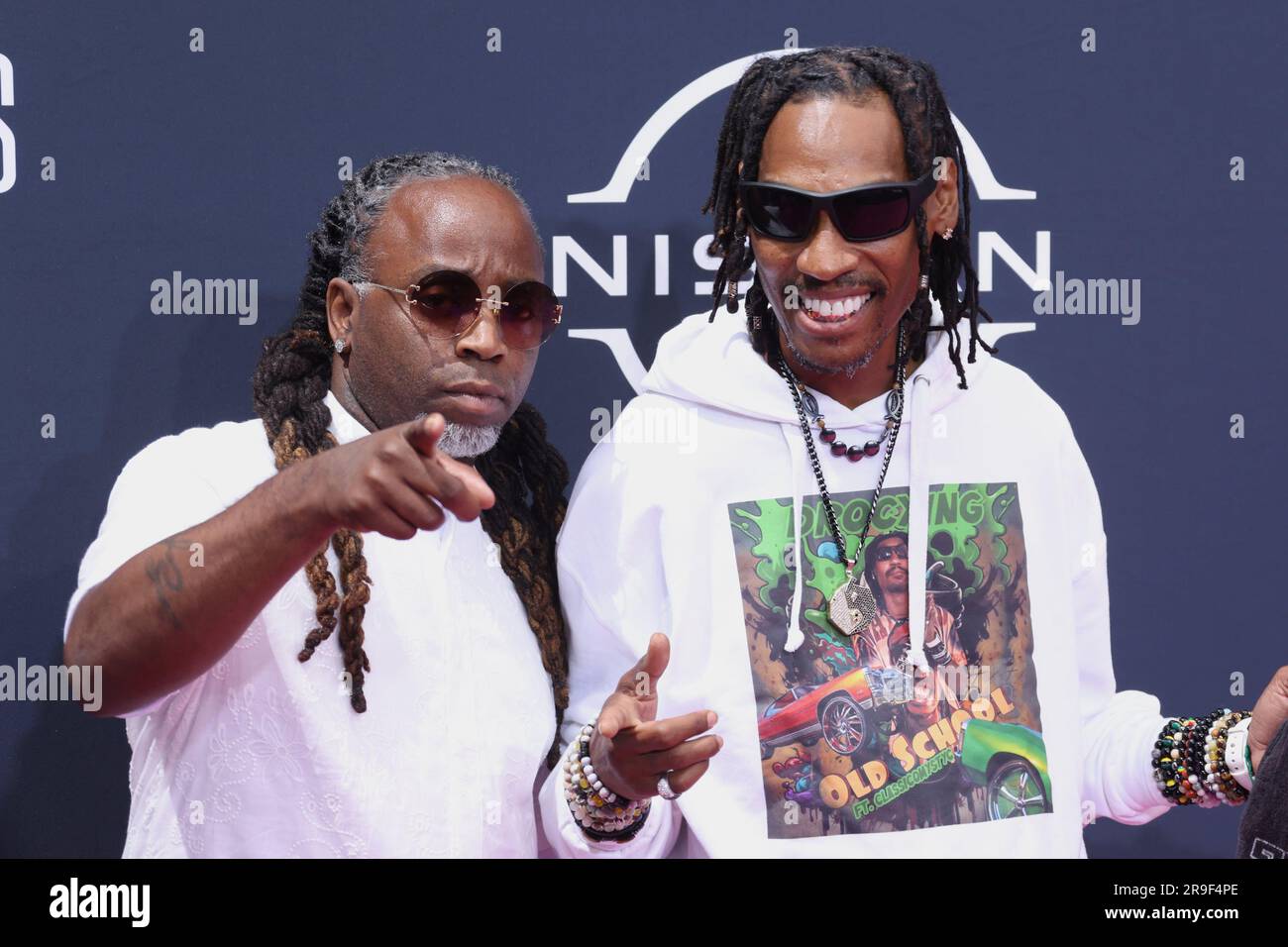 Yin Yang Twins at the 2023 BET Awards held at the Microsoft Theater on ...