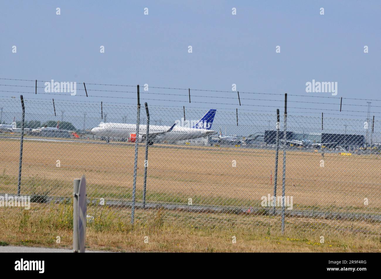 26 June 2023/Brussel airline landing and sAS airline on ground at ...