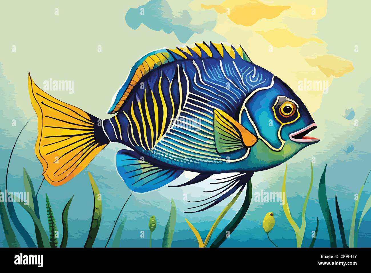 Water butterfly Stock Vector Images - Alamy