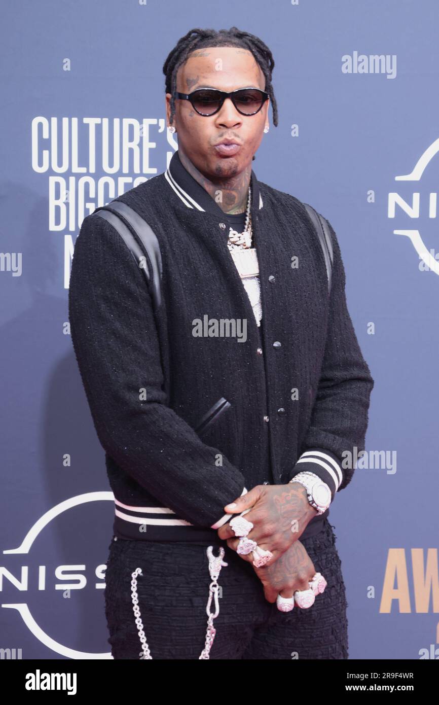 Los Angeles, California. 25/06/2023, Moneybagg Yo at the 2023 BET ...
