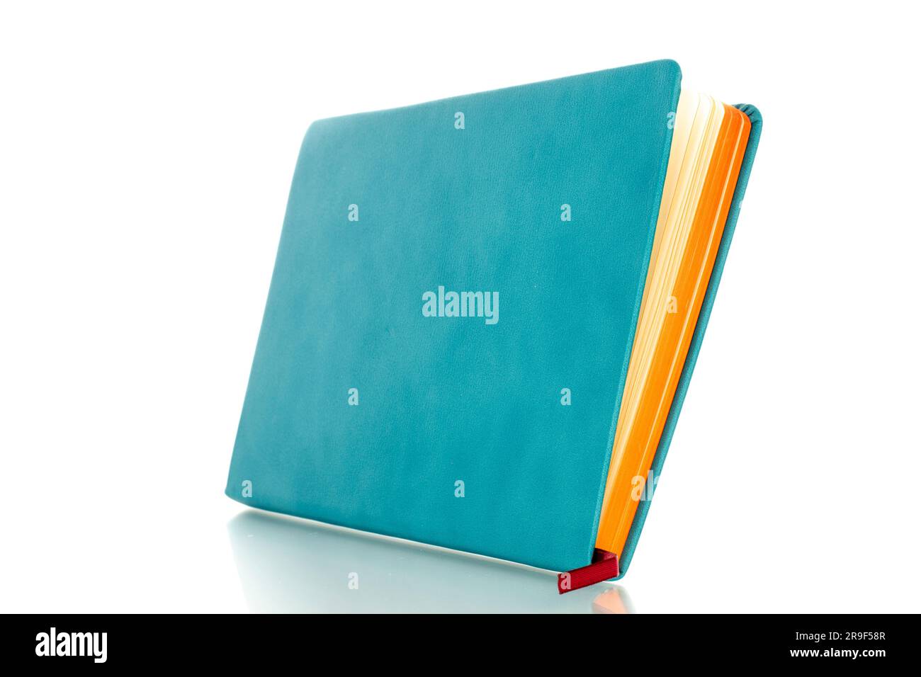 One notebook, macro, isolated on white background Stock Photo - Alamy