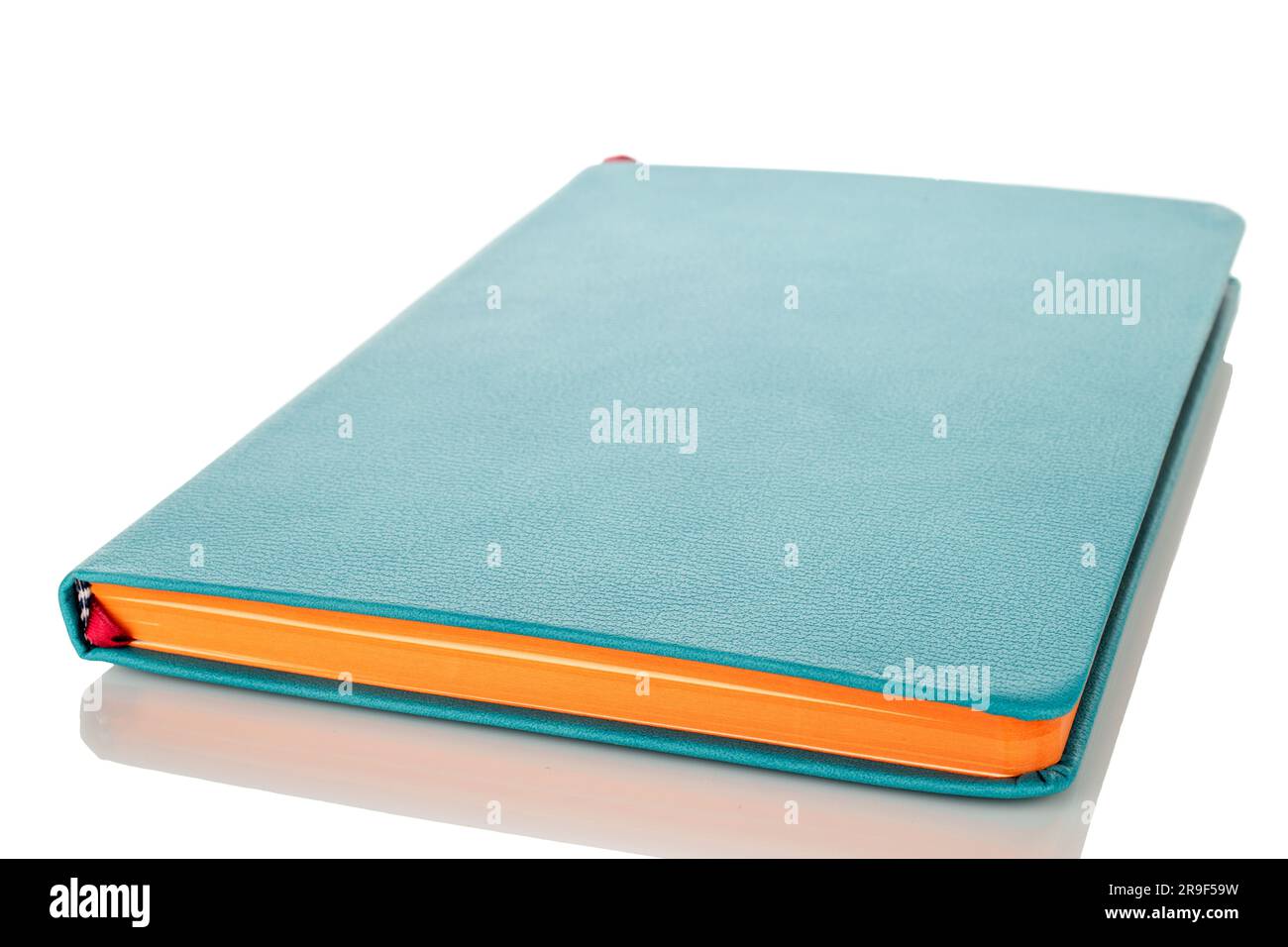 One notebook, macro, isolated on white background Stock Photo - Alamy