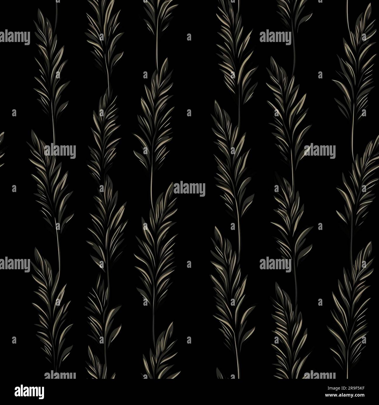 A Seamless background with individual dark fall wheat patterns Stock ...