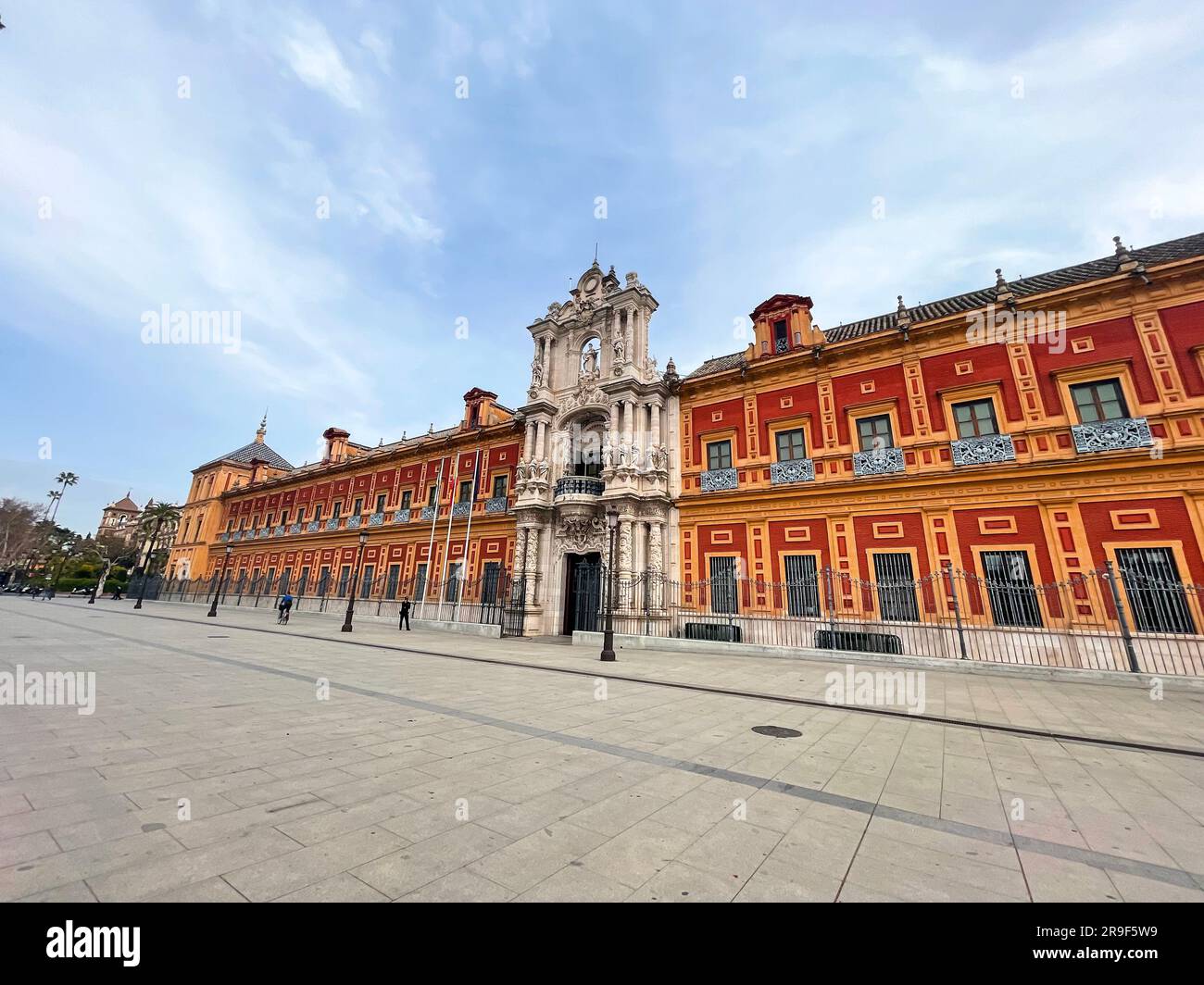 Seville, Spain-FEB 24, 2022: The Palace of San Telmo, Palacio de San ...