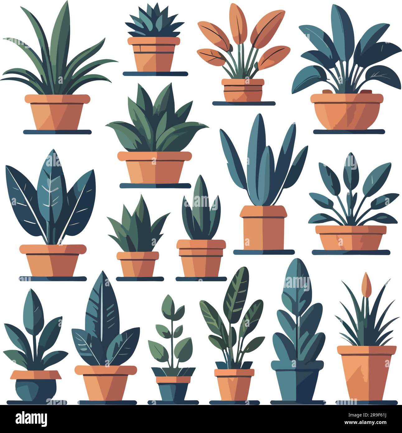 Beautiful interior decoration Stock Vector Images - Alamy