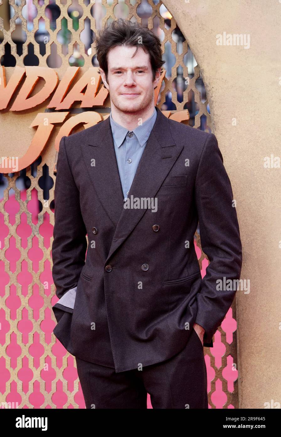 Connor Swindells arrives for the UK premiere of Indiana Jones and the ...