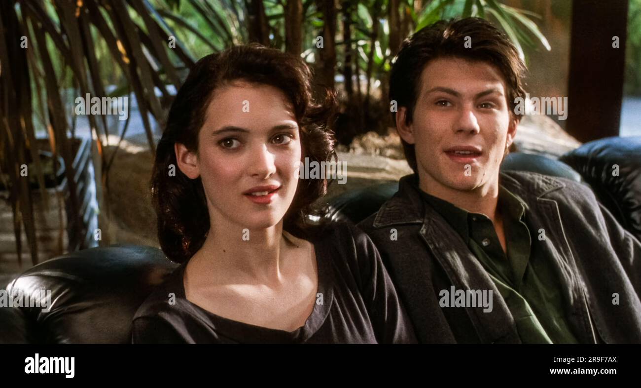 USA. Winona Ryder and Christian Slater in a scene from the (C)New World ...