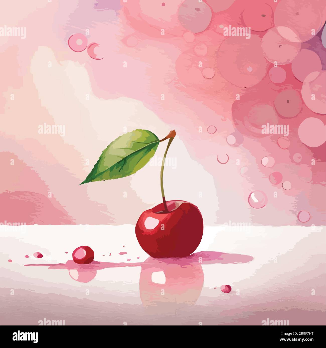 Cherry color drawing hi-res stock photography and images - Alamy