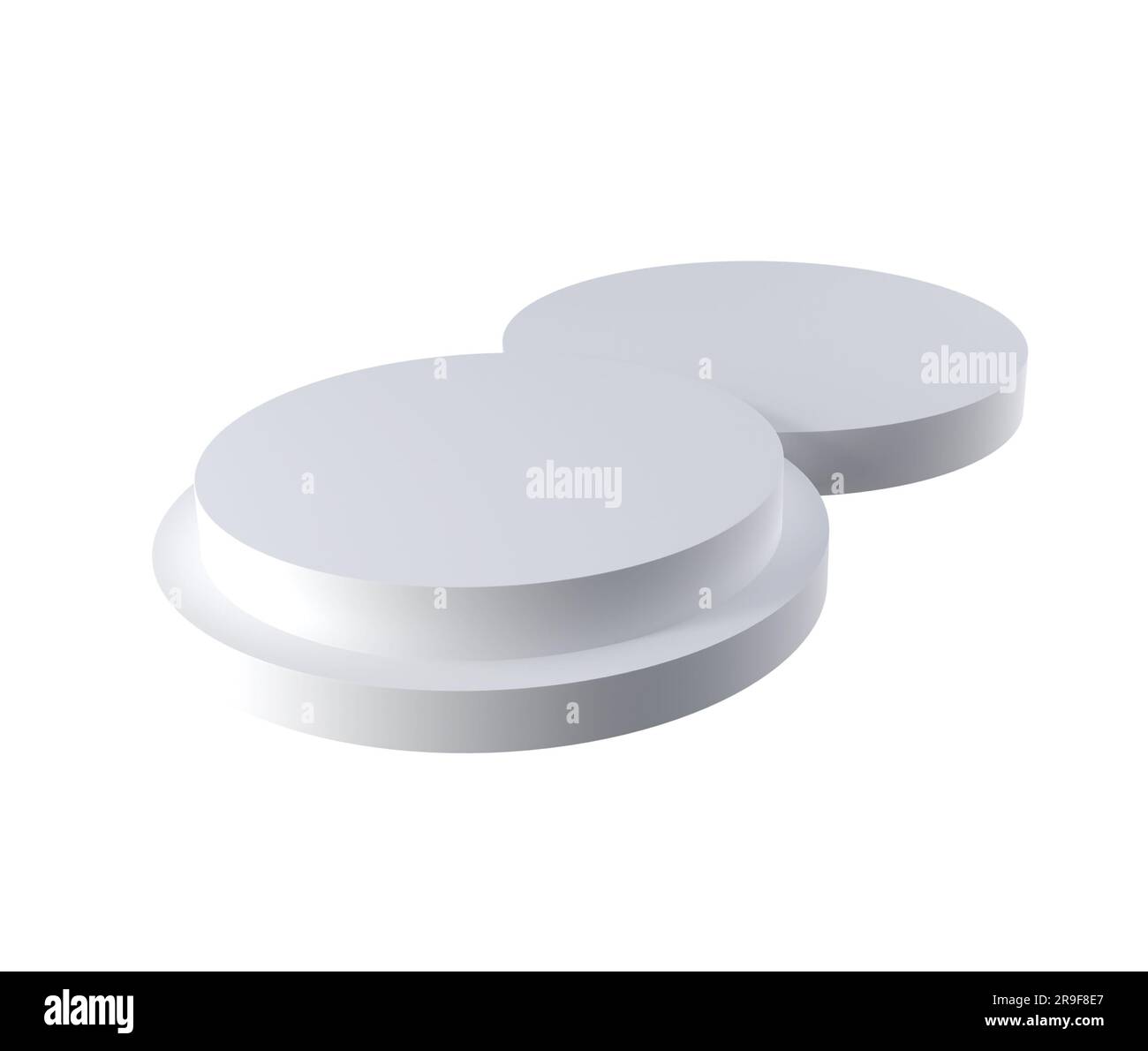 Minimalist round podium and scene with 3d rendering abstract background ...