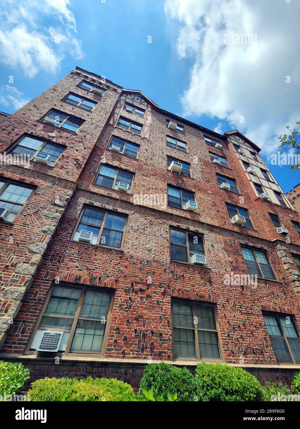 Brick Apartment Building Window air conditioners Scarsdale New York ...