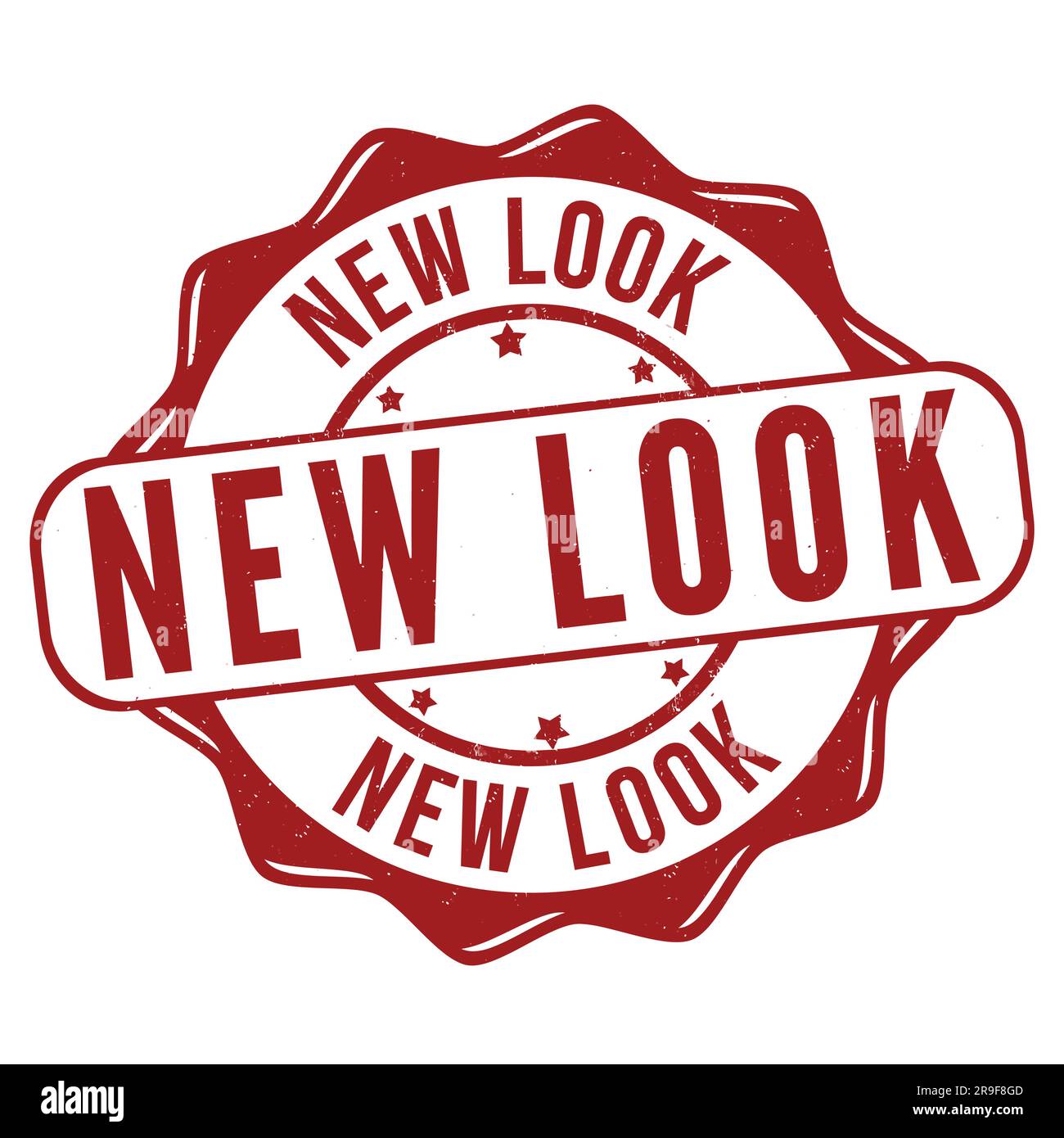 New look grunge rubber stamp on white background, vector illustration ...