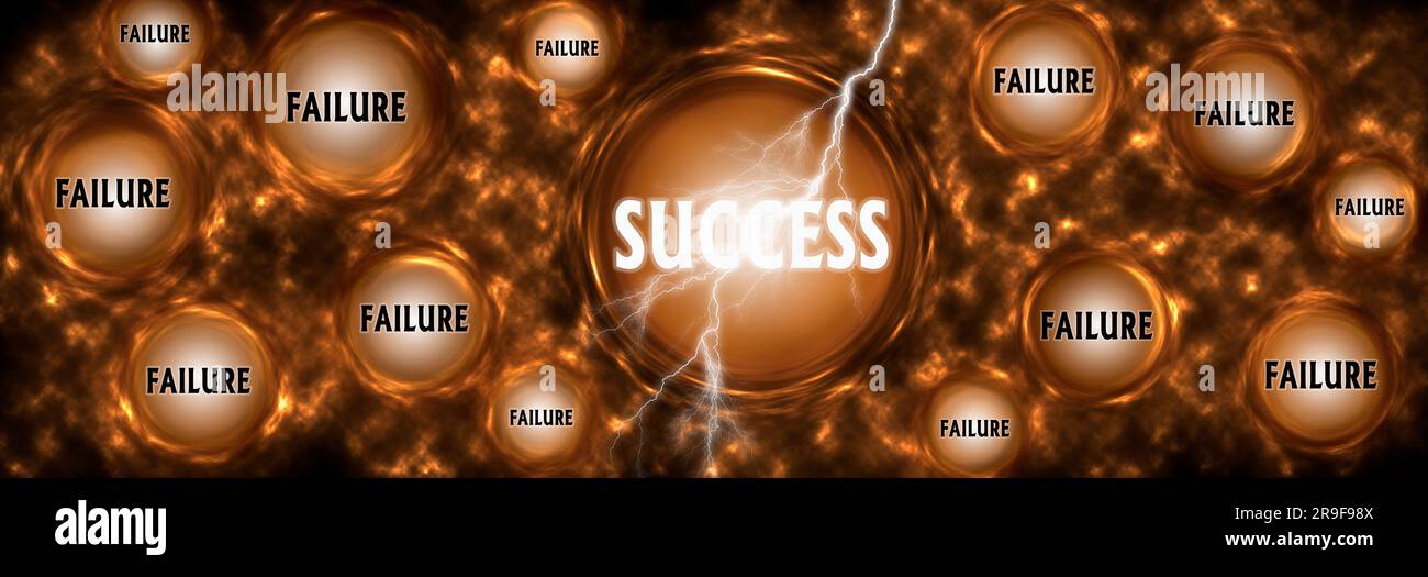 Abstract background with Success and Failure concept. Thinking, Success ...