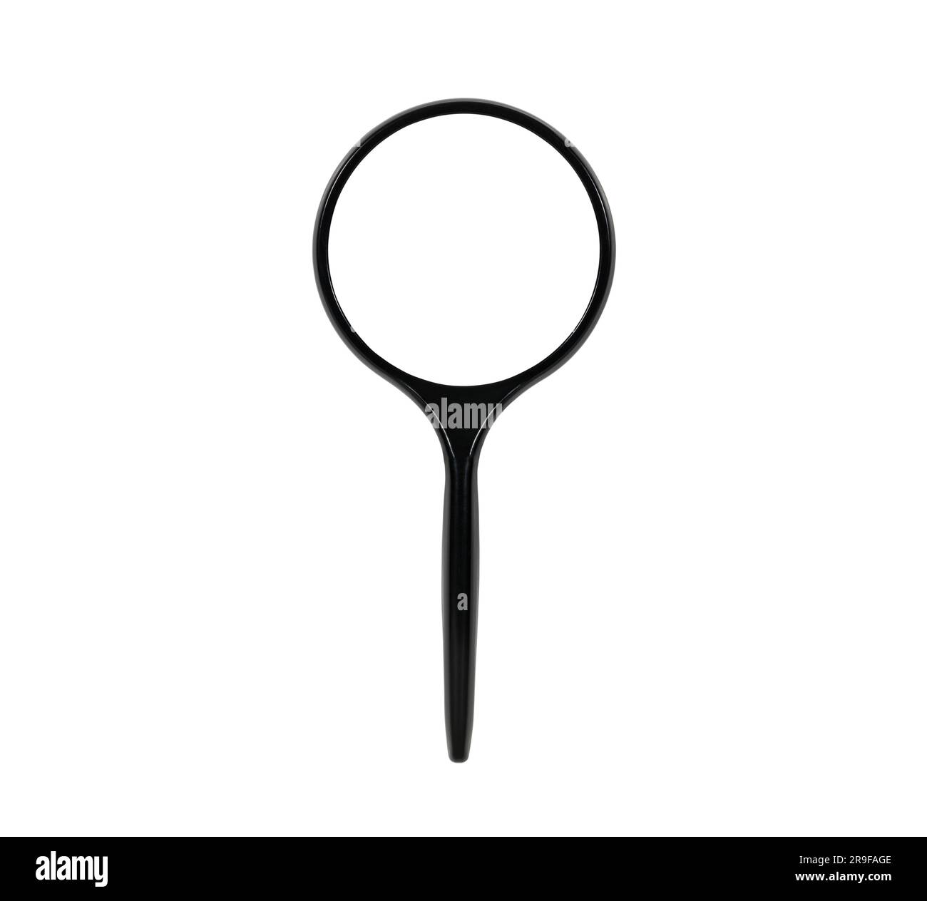Magnifying glass isolated with cut out background Stock Photo - Alamy