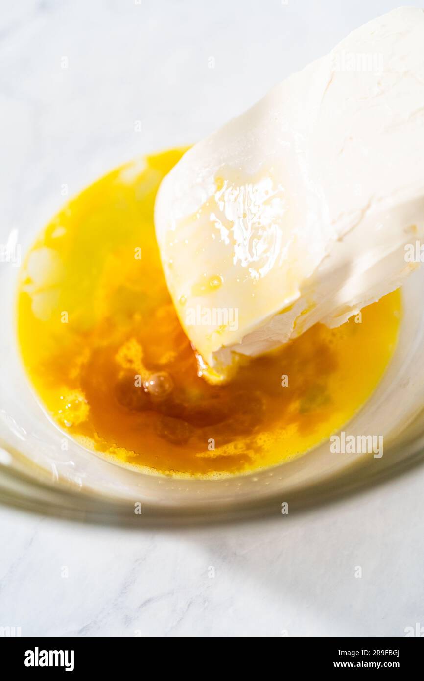 Cream Cheese Filling Stock Photo - Alamy