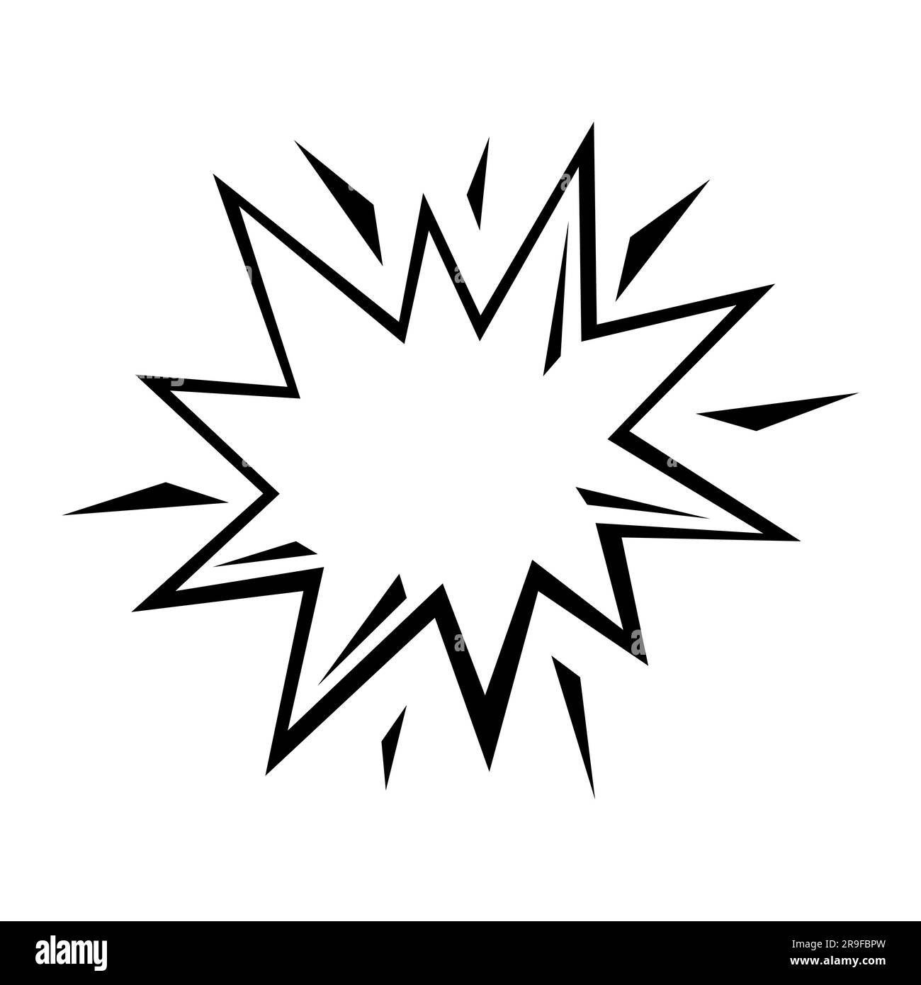 Cartoon explosion symbol hi-res stock photography and images - Alamy