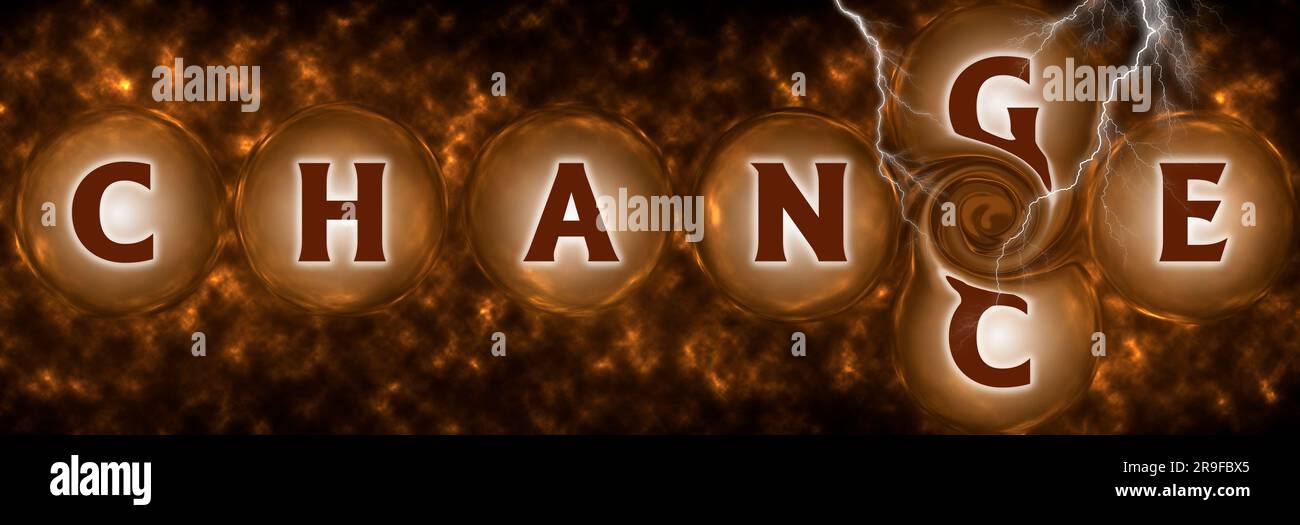 Lightning strikes and turns word change to chance, Personal development ...