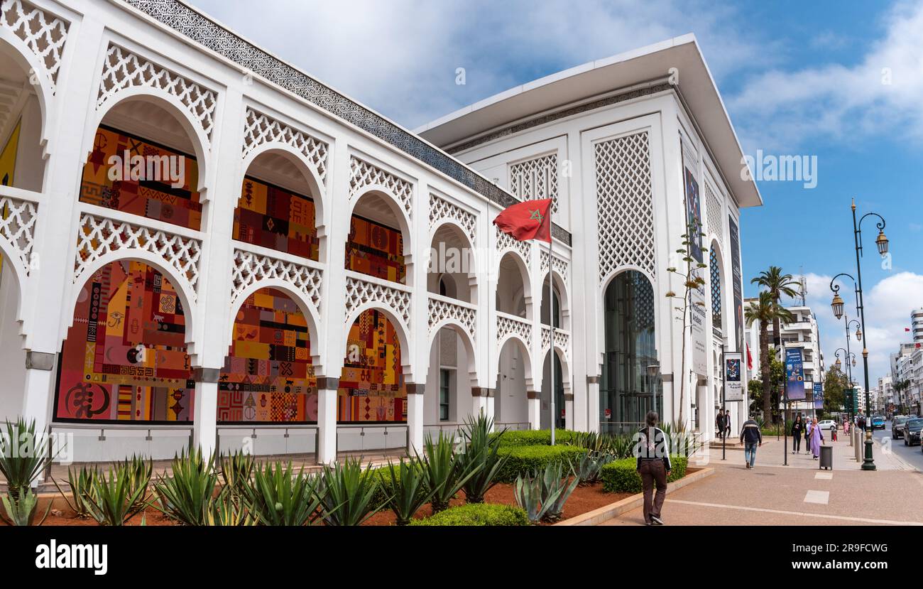 RABAT, MOROCCO - APRIL 09, 2023 - Museum Mohammed VI of Modern and ...