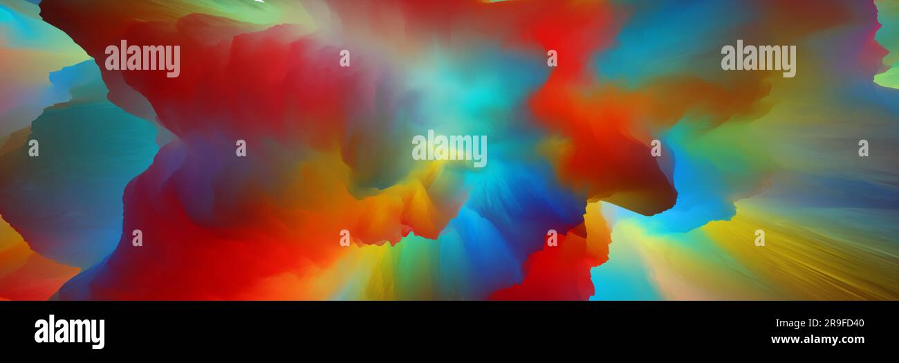 Magical world. Colorful abstract fantasy background, surreal dreamy ...