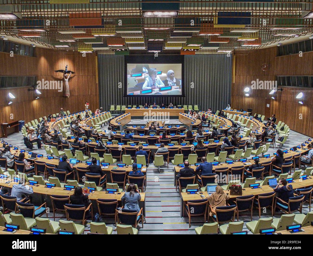 New York, New York, USA. 26th June, 2023. The board panel at the ...
