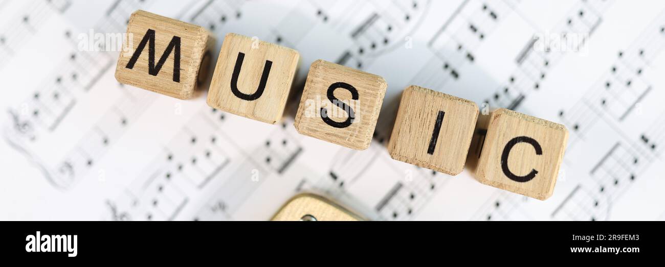 Music notes alphabet hi-res stock photography and images - Alamy