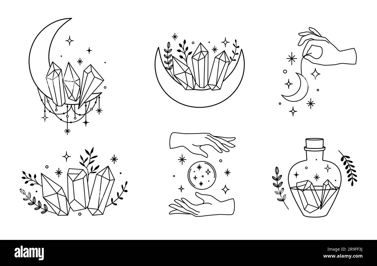 Starburst moon Cut Out Stock Images & Pictures - Alamy