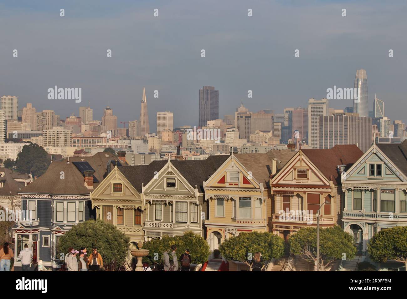 San francisco skyline oakland bay bridge sunset hi-res stock ...