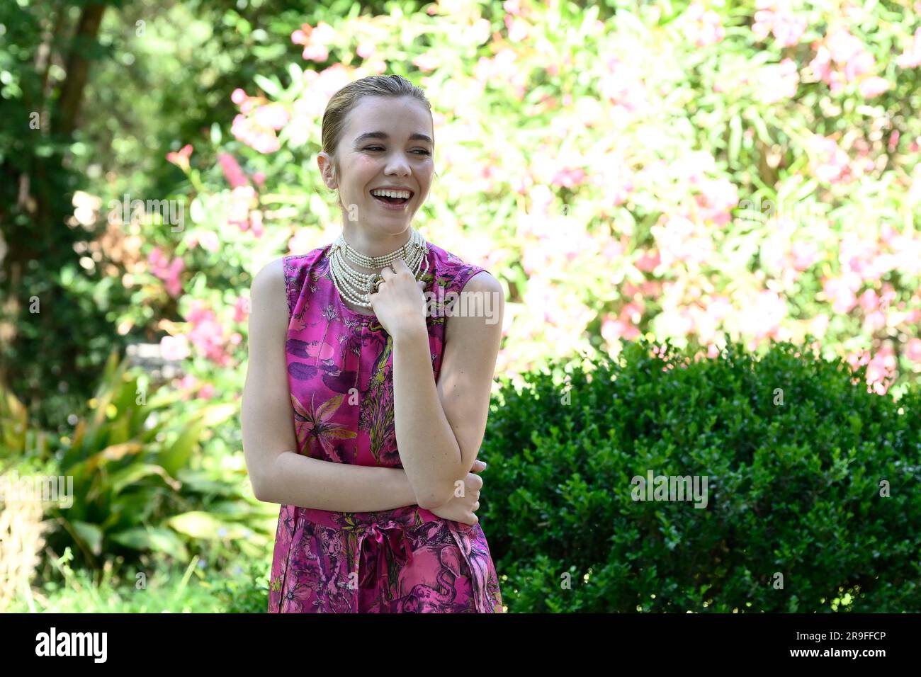 Carolina Sala during the Photocall of the film Noi Anni Luce at Casa ...
