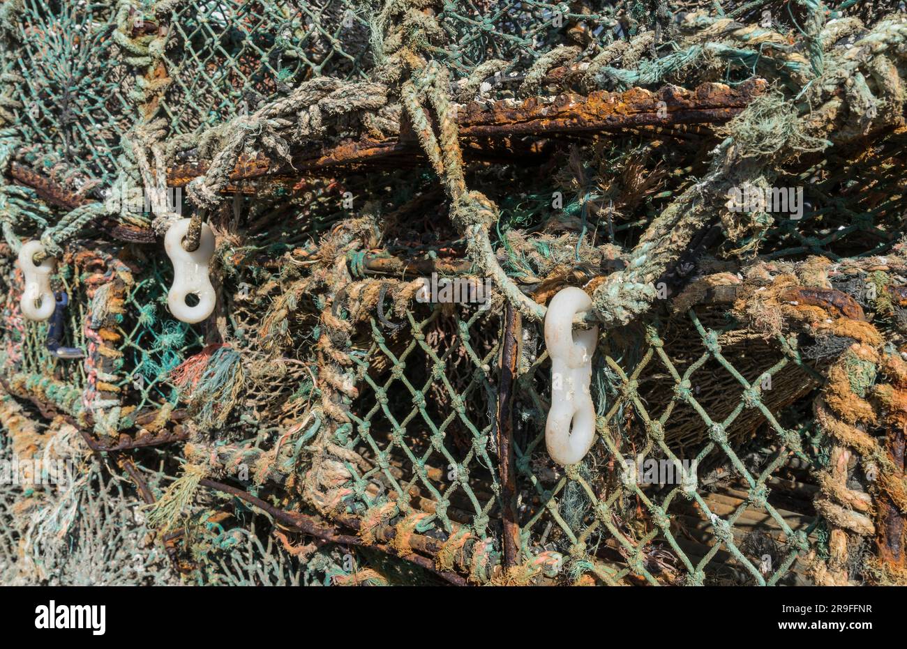 Weathered fishing nets hi-res stock photography and images - Alamy